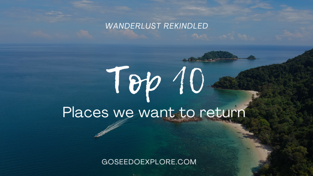 Top 10 Places to Return - Go See Do Explore